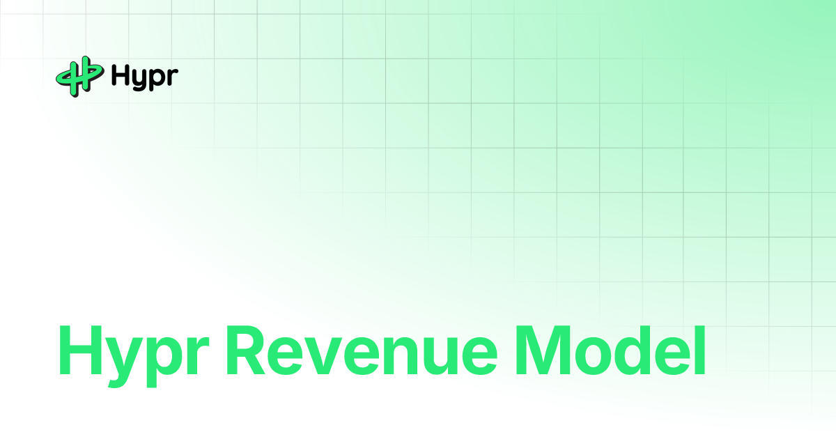 Hypr Revenue Model | Hypr.fund